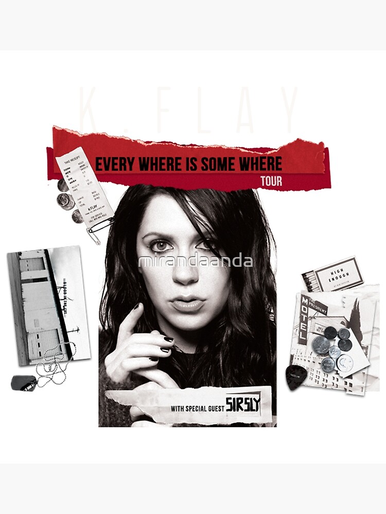 "K.Flay" Poster von mirandaanda | Redbubble
