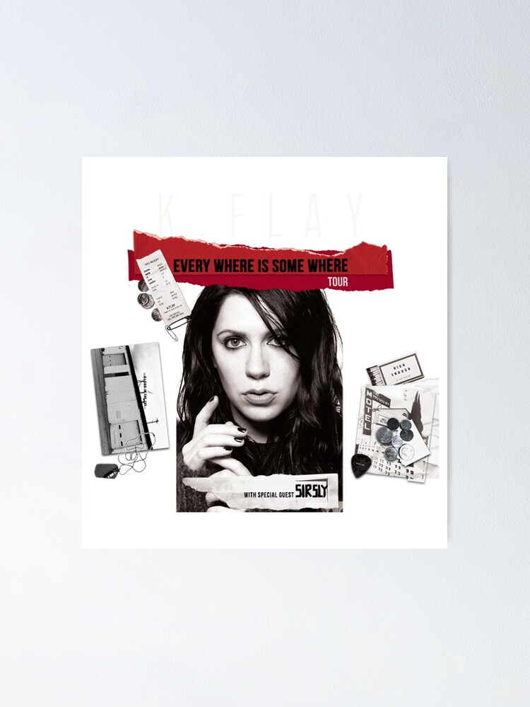 "K.Flay" Poster von mirandaanda | Redbubble