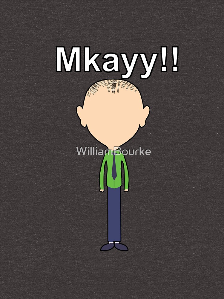 "Mkay - Mr Mackey | South Park" T-shirt by WilliamBourke | Redbubble ...