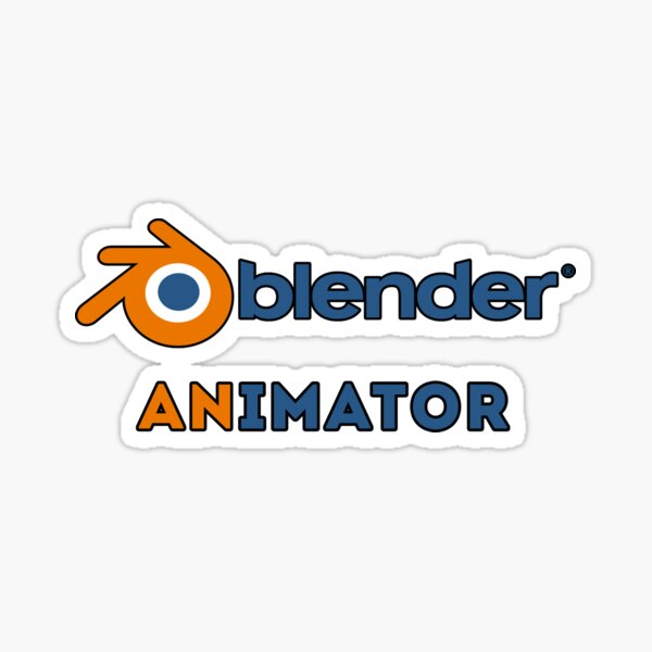 "Blender Animator - Blender 3D Animator" Sticker for Sale by ...