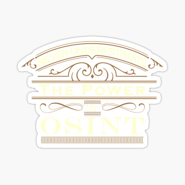 Osint Merch & Gifts for Sale | Redbubble