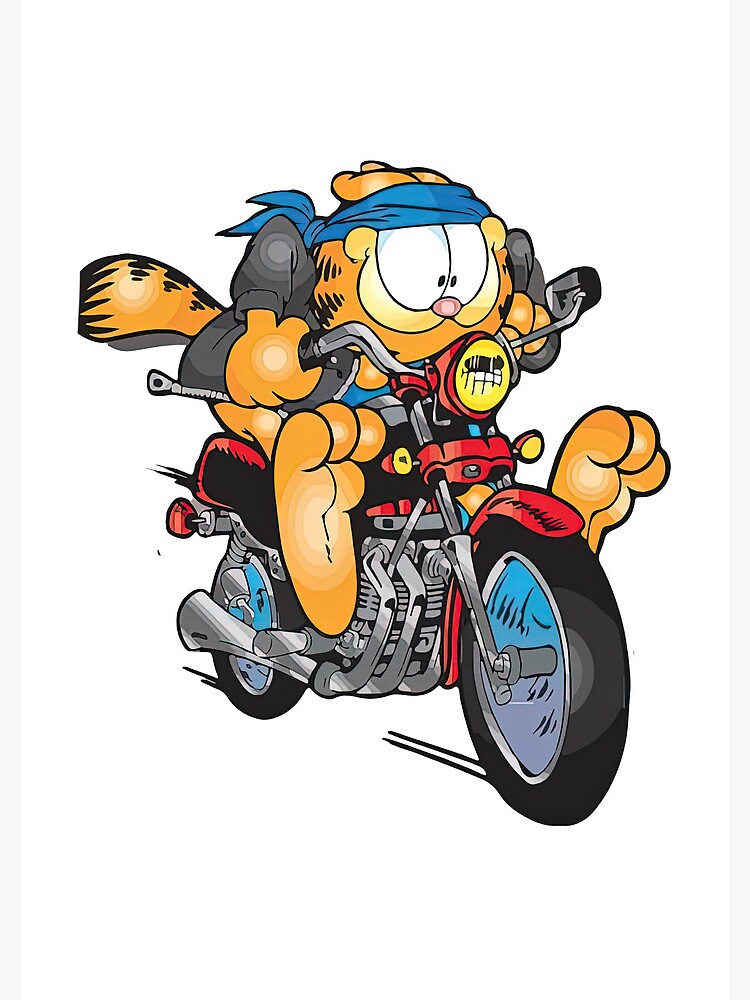 Garfield Motorcycle Spiral Notebook sold by Jean Unsuccessful | SKU ...