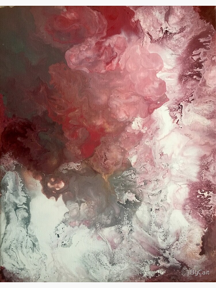 "Red Flow" Poster by ByCait | Redbubble
