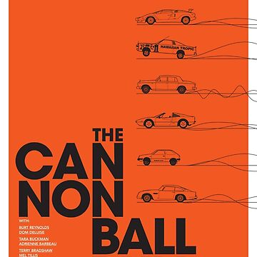 "The Cannonball Run" Poster for Sale by cottoncreative | Redbubble