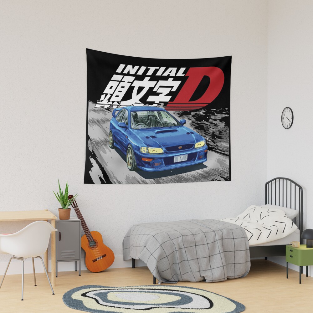 "Initial D Drifting bunta gc8 type r rally blue" Poster for Sale by ...