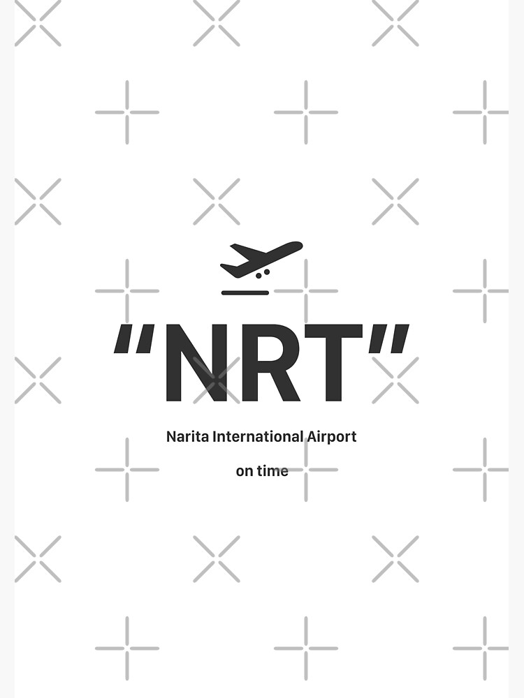 "NRT Narita airport" Sticker for Sale by Aviators | Redbubble