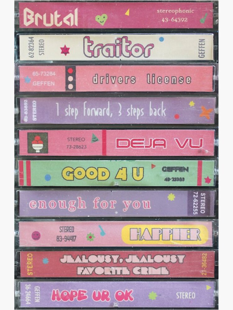 "Sour Album" Sticker for Sale by edseline | Redbubble