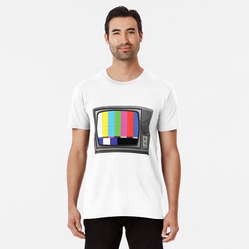 "No signal tv screen" Sticker for Sale by RYLEERT | Redbubble