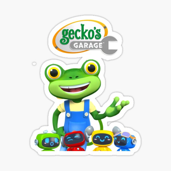 "geckos garage" Sticker for Sale by FashionArtSp | Redbubble