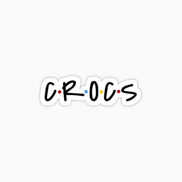 "Crocs" Sticker by Mhillelsohn | Redbubble