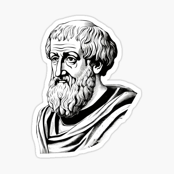 "Aristotle (384–322 BCE)" Sticker for Sale by NTGUILTY | Redbubble