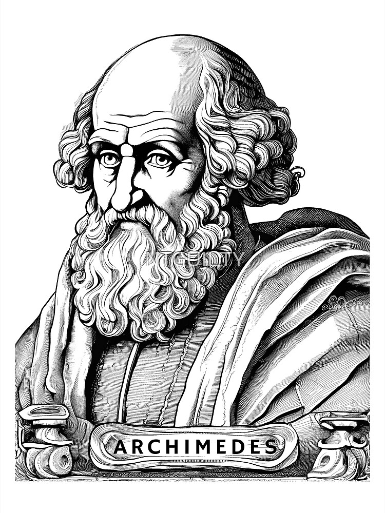 "Archimedes, Archimedes of Syracuse" Poster for Sale by NTGUILTY ...