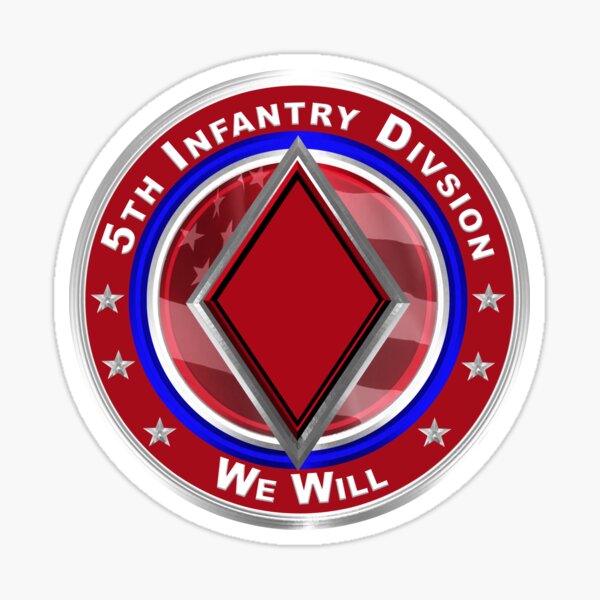 "5th Infantry Division" Sticker for Sale by SoldierAlways | Redbubble