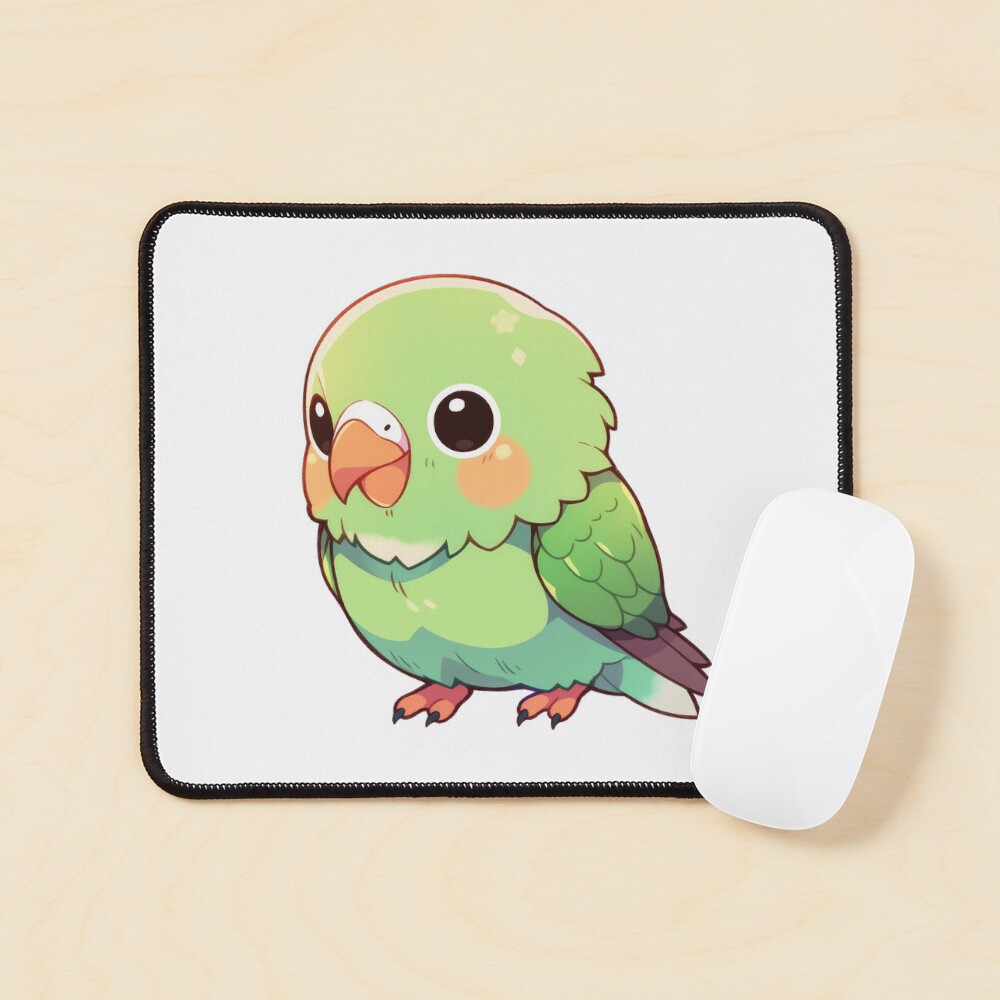 "Chibi style parrot" Sticker for Sale by SundayDonuts | Redbubble