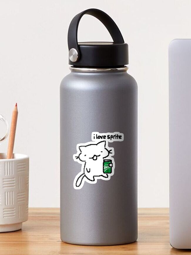"I love sprite" Sticker for Sale by etayelectus | Redbubble