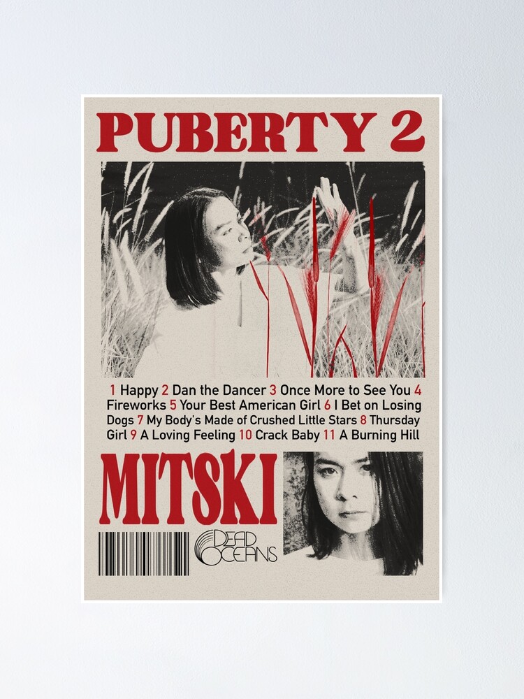 "Puberty 2 by mitski " Poster for Sale by ariscreek | Redbubble