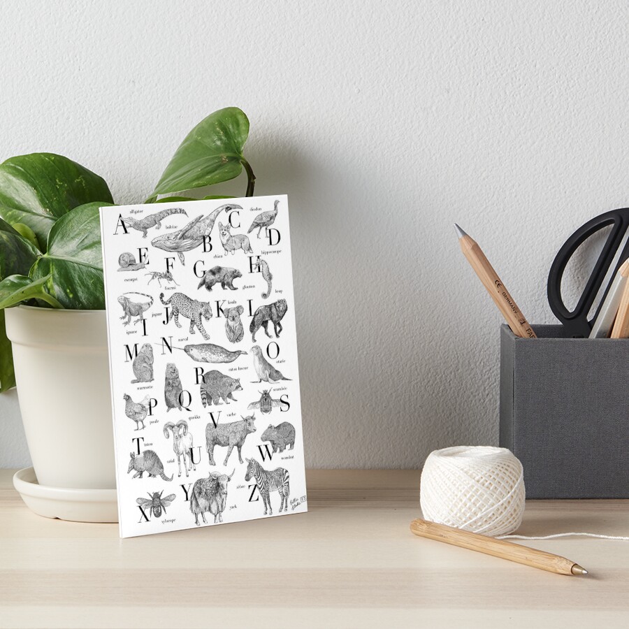 "The ABC of Animals" Poster by BlakeBillie | Redbubble