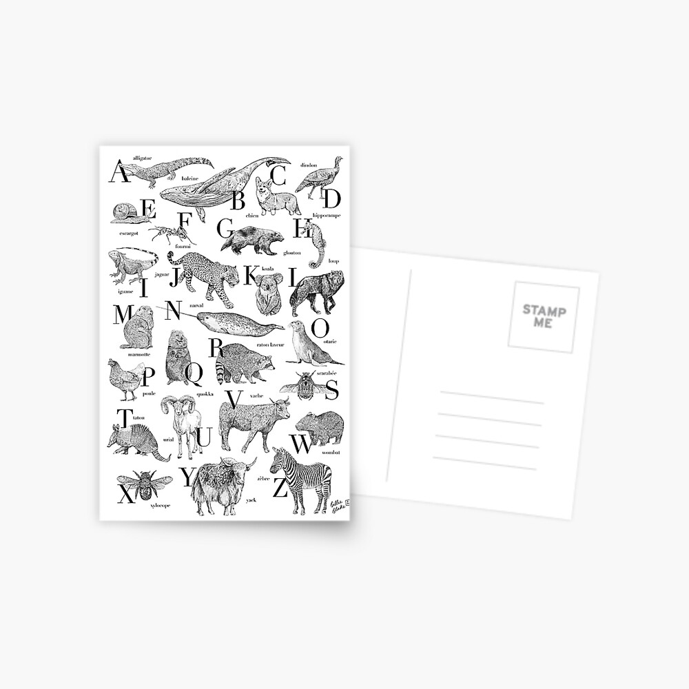 "The ABC of Animals" Poster by BlakeBillie | Redbubble