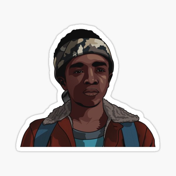"Lucas Sinclair Stranger Things" Sticker by footydezigns | Redbubble