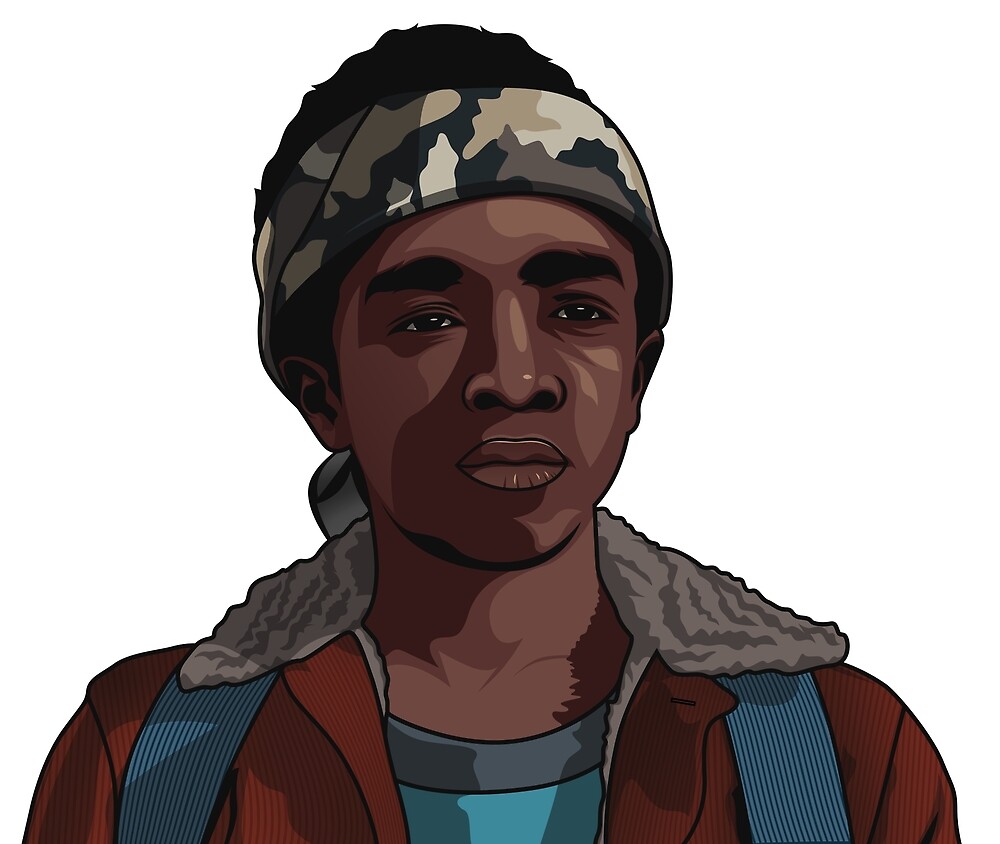 "Lucas Sinclair Stranger Things" by Ross Bourton | Redbubble