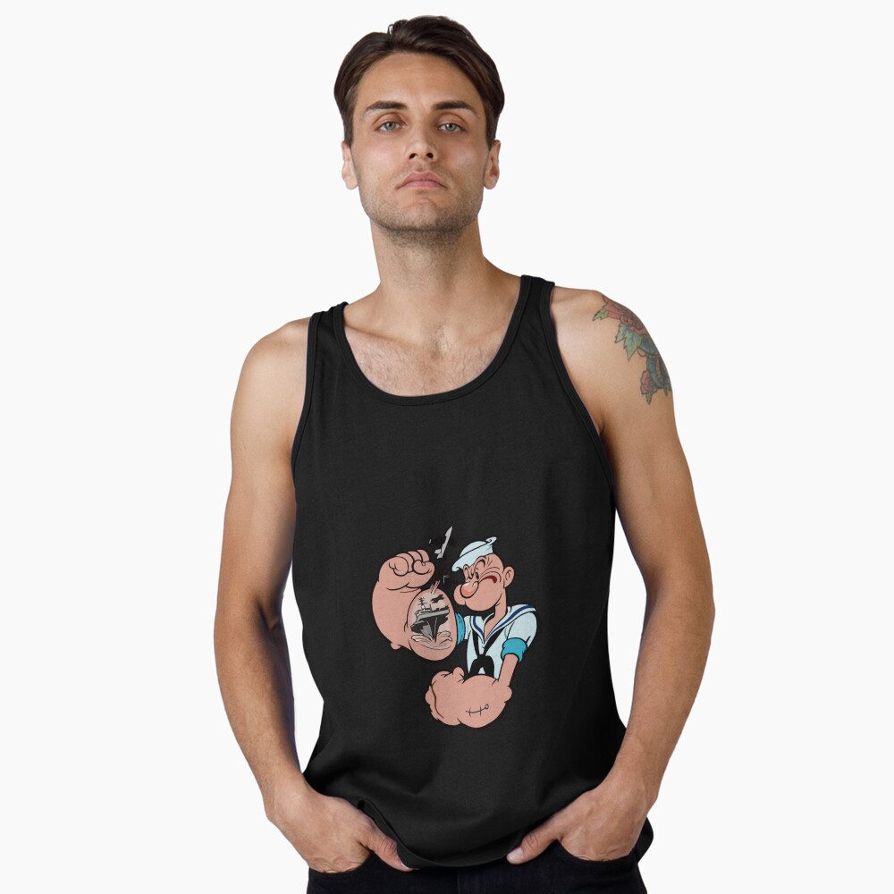 "Popeye the Sailor" Sticker for Sale by servidshaynek | Redbubble