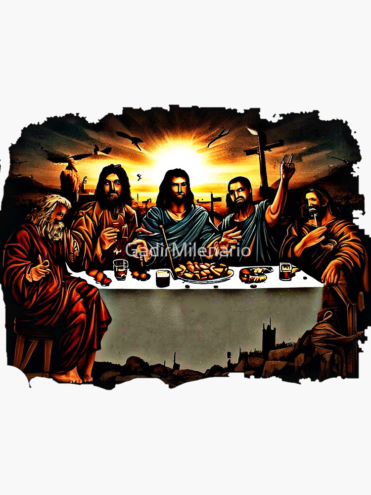 "last supper fan art" Sticker by GadirMilenario | Redbubble