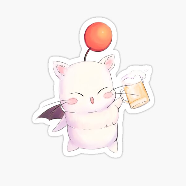 "Moogle " Sticker for Sale by snffyztpqsa73 | Redbubble