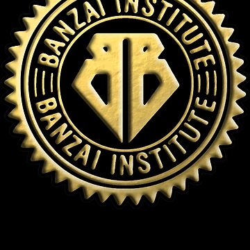 "Buckaroo Banzai Institute Gear Logo Gold Seal" Sticker for Sale by ...