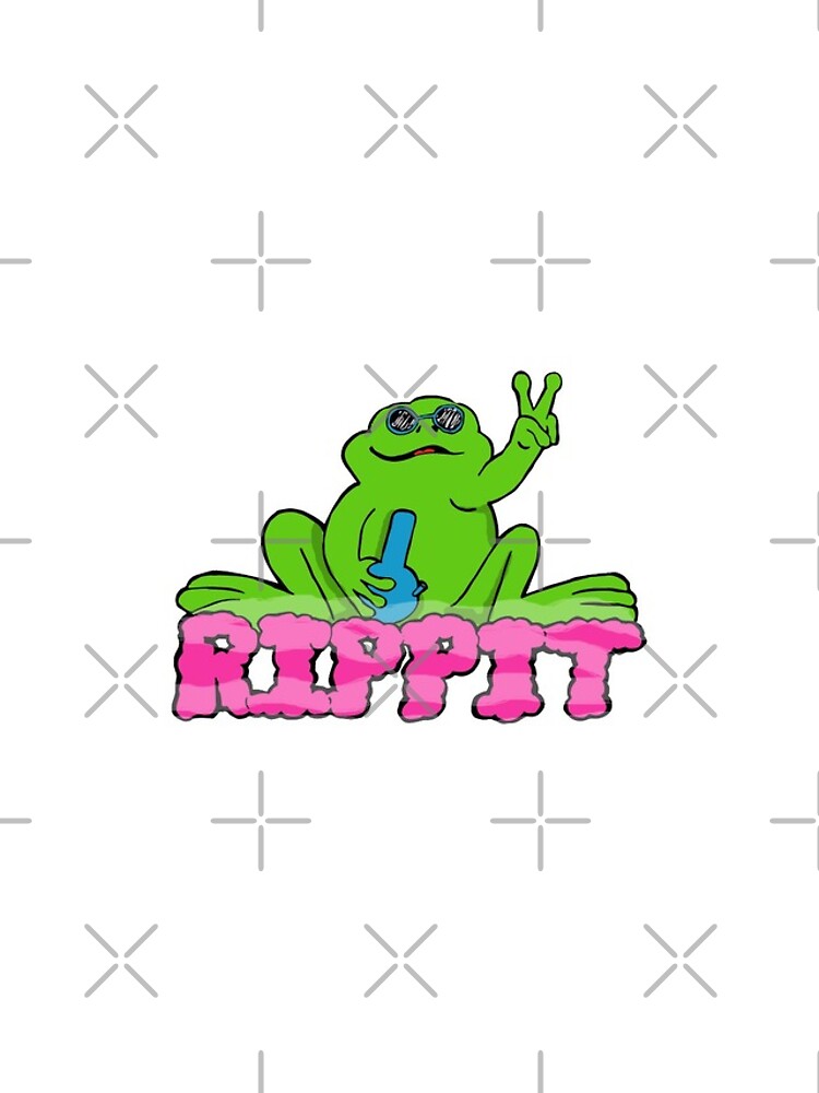 "Rippit The Stoner Peace Frog" iPhone Case for Sale by SpockJenkins ...