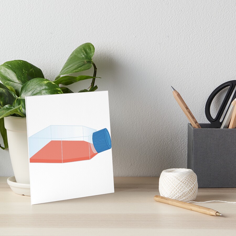 "T75 Cell Culture Flask" Art Print for Sale by briellemartens | Redbubble