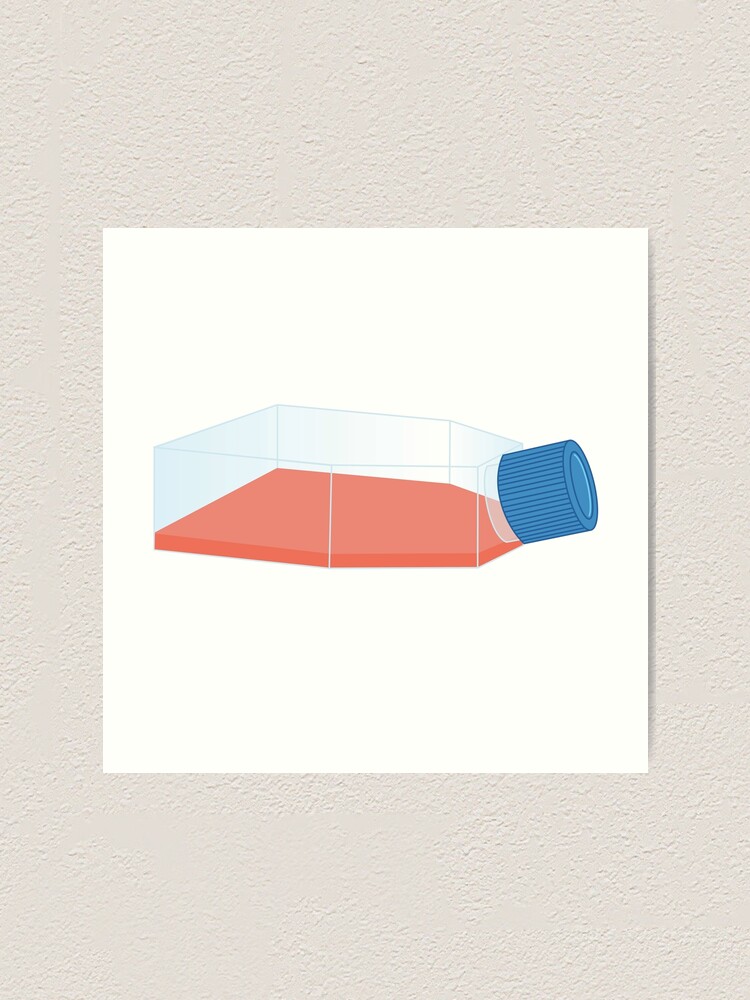"T75 Cell Culture Flask" Art Print for Sale by briellemartens | Redbubble
