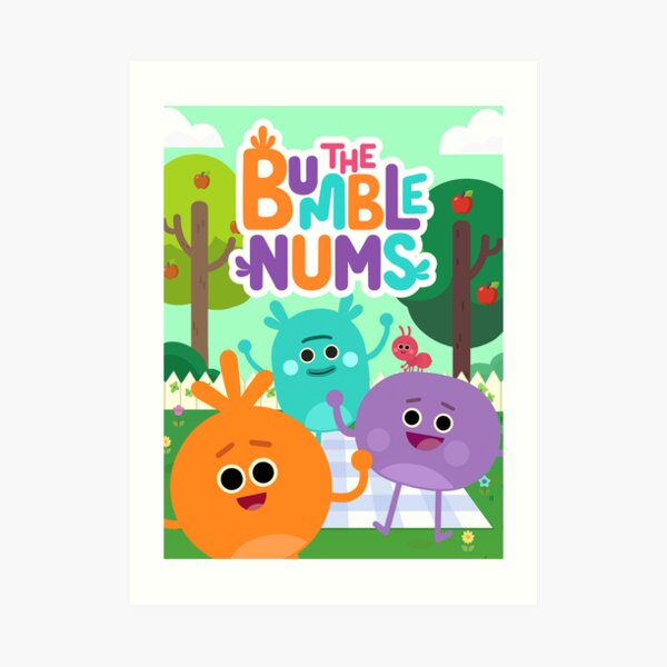 "Bumble Nums | Poster" Art Print for Sale by Super Simple Songs | Redbubble
