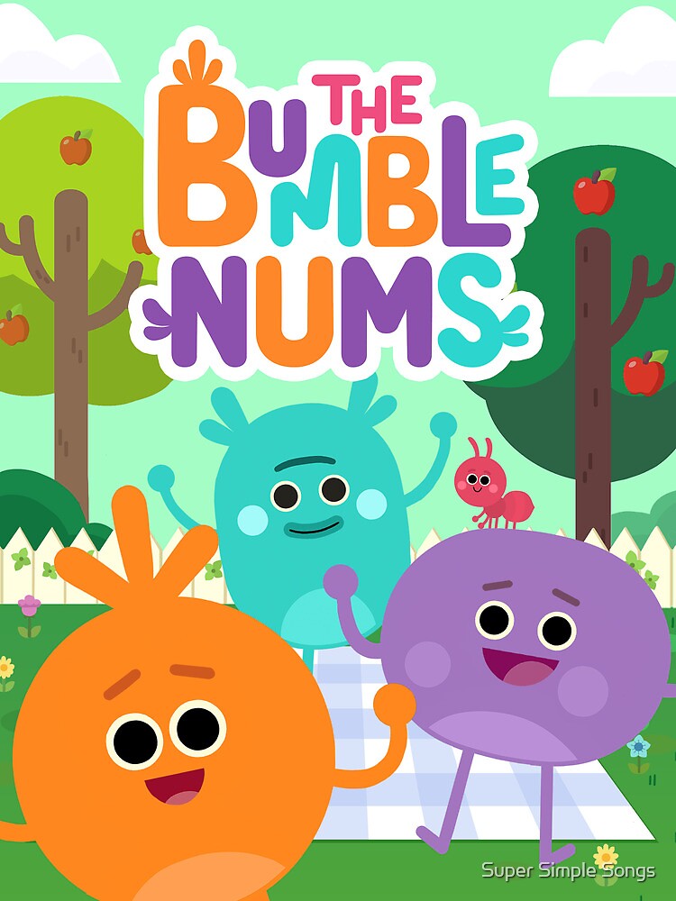 "Bumble Nums | Poster" Art Print for Sale by Super Simple Songs | Redbubble