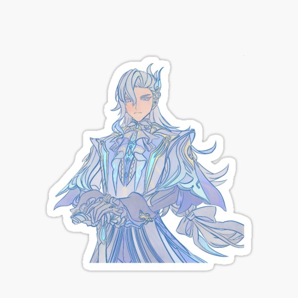 "Genshin Impact Neuvillette" Sticker for Sale by James-or-not | Redbubble