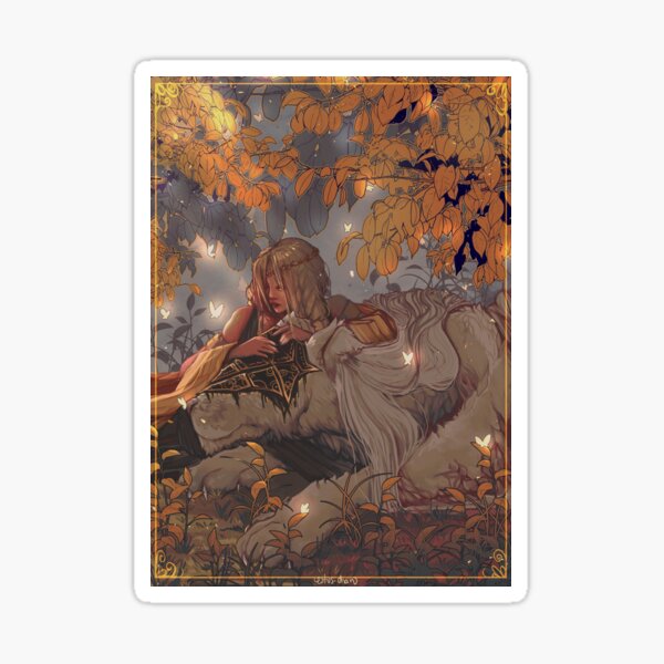 "Maliketh & Marika" Sticker for Sale by estus-chan | Redbubble