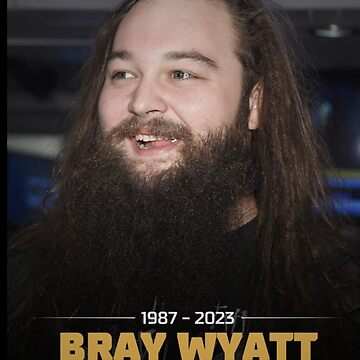 "bray wyatt rip bray wyatt 1987 2023 bray wyatt" Sticker for Sale by ...