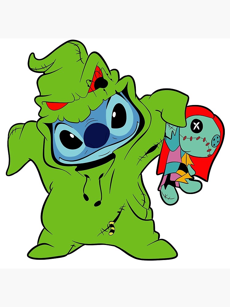 "Stitch as oogie boogie" Art Print for Sale by GH0ST3D555 | Redbubble