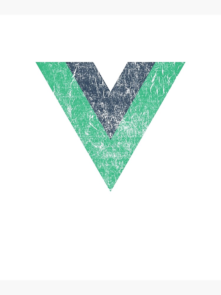 Vintage Vue Vuejs Vuejs Javascript Framework Canvas Print By Vladocar Redbubble