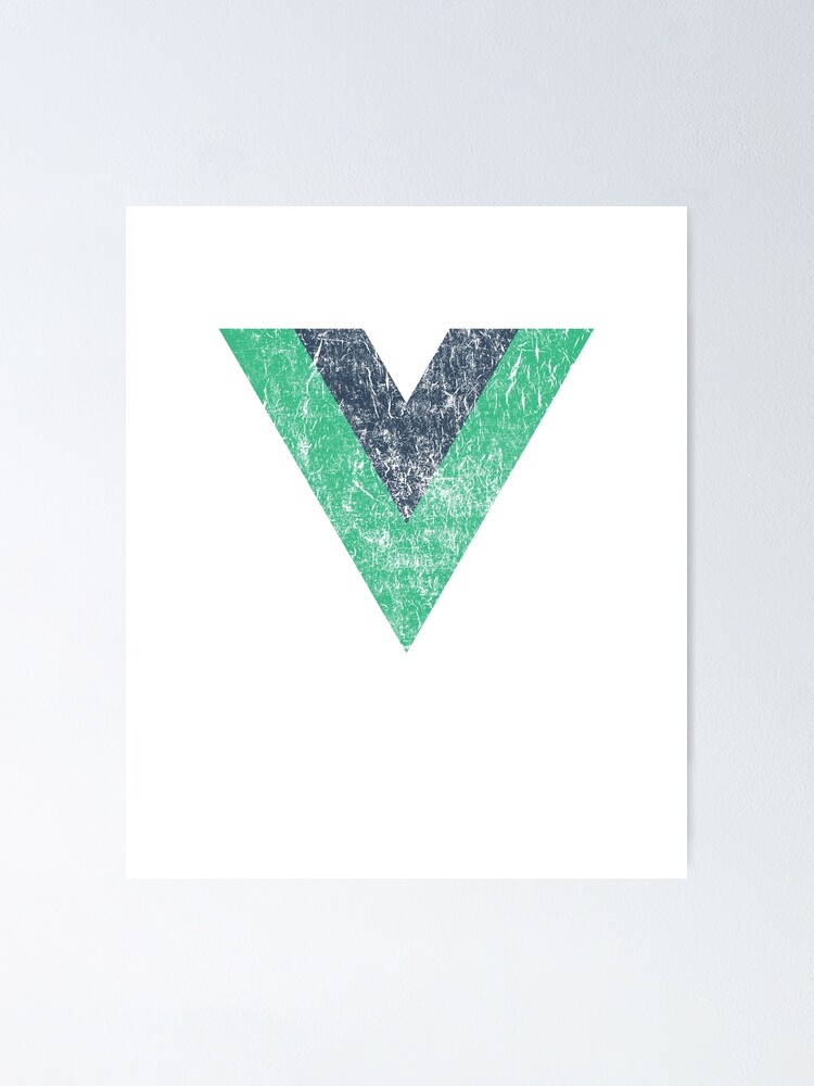 "Vintage Vue VueJS Vue.js JavaScript Framework" Poster for Sale by vladocar | Redbubble