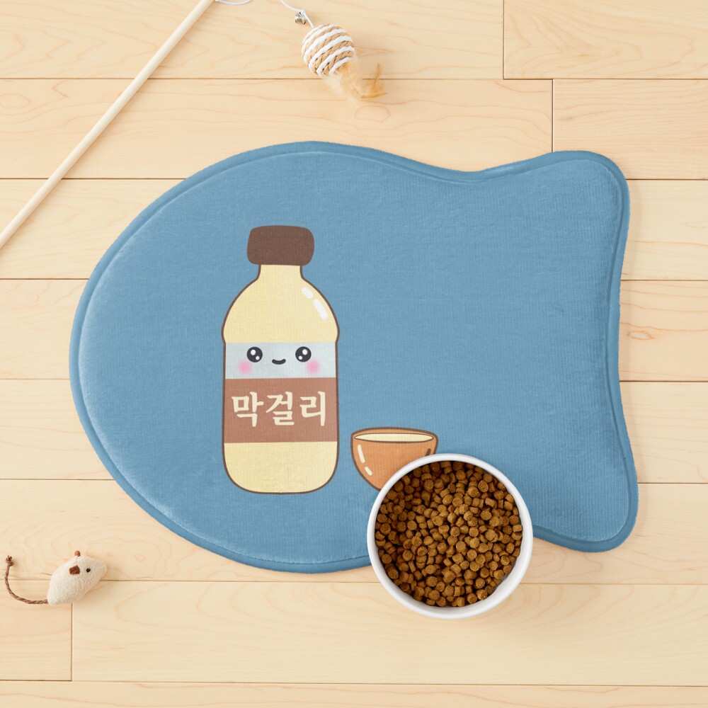 "Kawaii Makgeolli - 막걸리" Sticker for Sale by Babush-kat | Redbubble