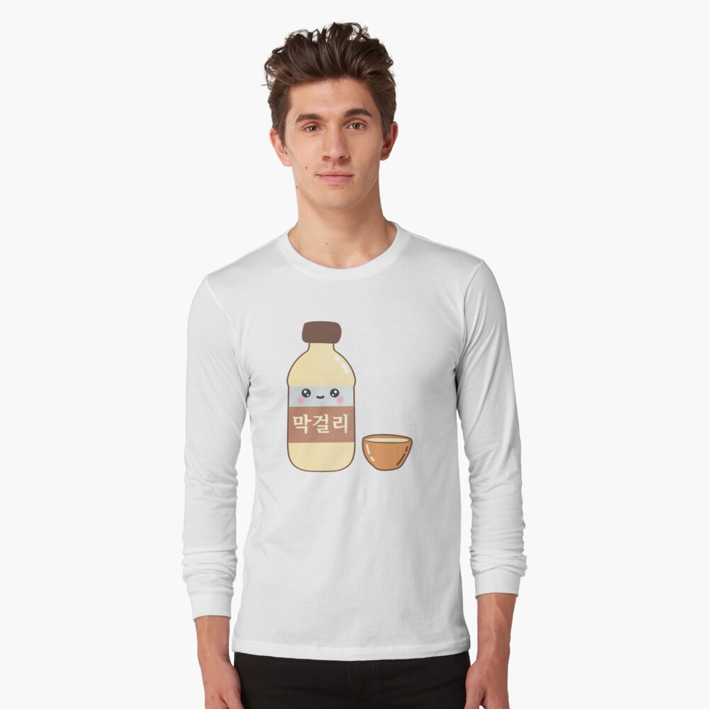 "Kawaii Makgeolli - 막걸리" Sticker for Sale by Babush-kat | Redbubble