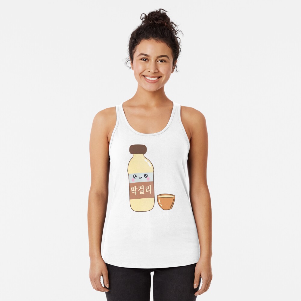 "Kawaii Makgeolli - 막걸리" Sticker for Sale by Babush-kat | Redbubble