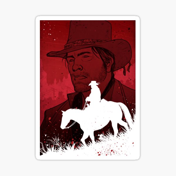 "Red Dead Redemption 2 - Arthur Morgan" Sticker for Sale by NEAbstracts ...