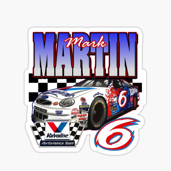 "Mark Martin Retro Nascar Design Classic " Sticker for Sale by ...