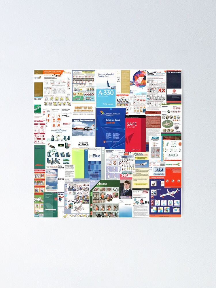 "For Your Safety - Collage #2" Poster by phlvialax | Redbubble