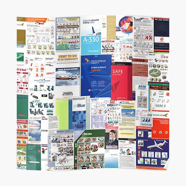 "For Your Safety - Collage #2" Poster by phlvialax | Redbubble