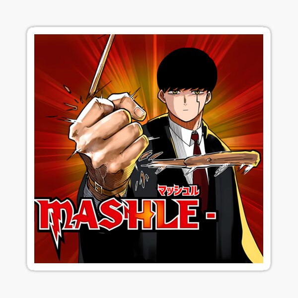 "Mashle Magic and Muscles" Sticker for Sale by SpinedJeffers | Redbubble