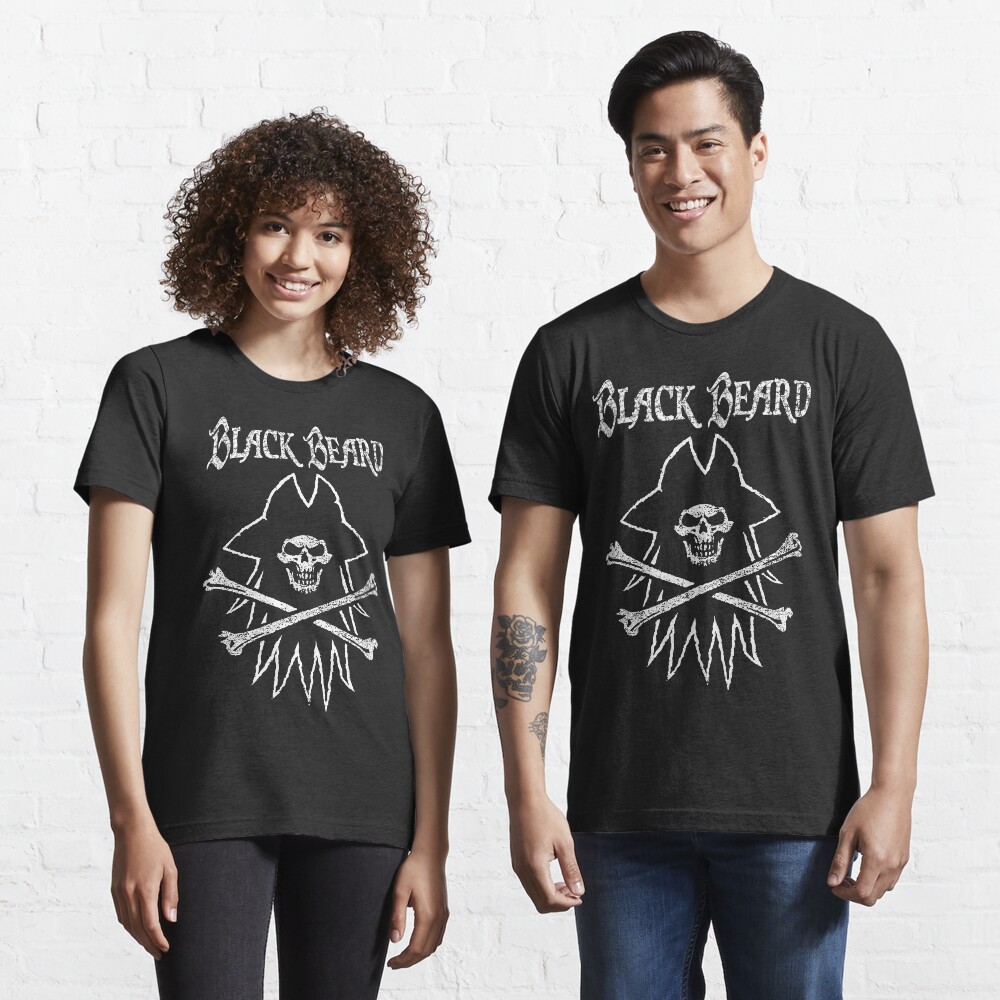 "Blackbeard" T-shirt for Sale by Alpha-Attire | Redbubble | blackbeard ...
