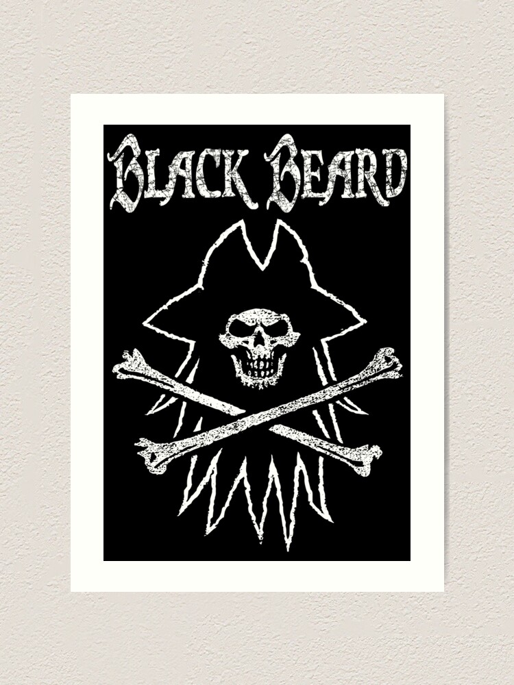 "Blackbeard" Art Print for Sale by Alpha-Attire | Redbubble
