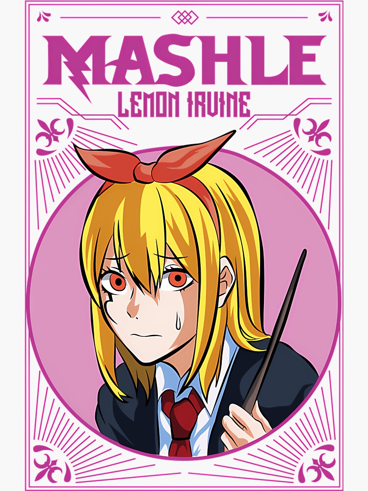 "MASHLE: MAGIC AND MUSCLES (LEMON IRVINE)" Sticker for Sale by ...